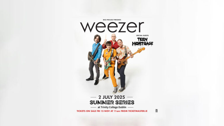 Weezer announced For Summer Series at Trinity College – Dublin – R o c ...