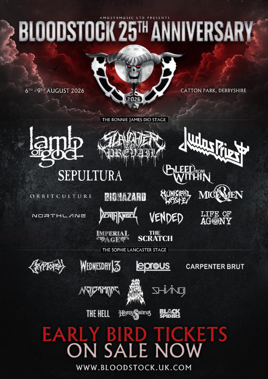 BLOODSTOCK ANNOUNCES 25 BANDS FOR 25TH ANNIVERSARY IN 2026 – R o c k 'N ...