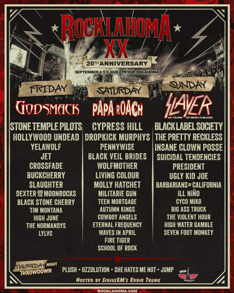 Rocklahoma Announces Explosive Lineup For 2026 – R o c k 'N' L o a d